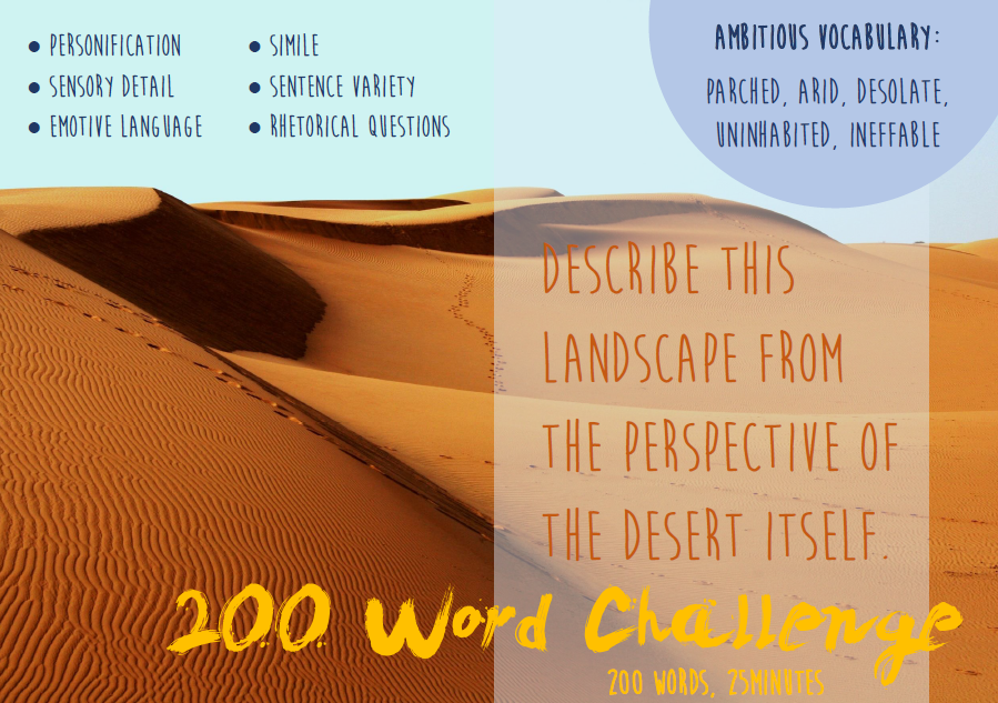 200 Word Challenge – Awaken English