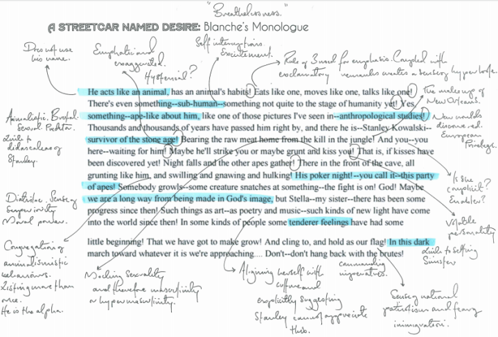 A Streetcar Named Desire: Blanche – Awaken English