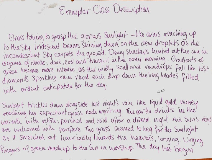 Creative Writing – Awaken English