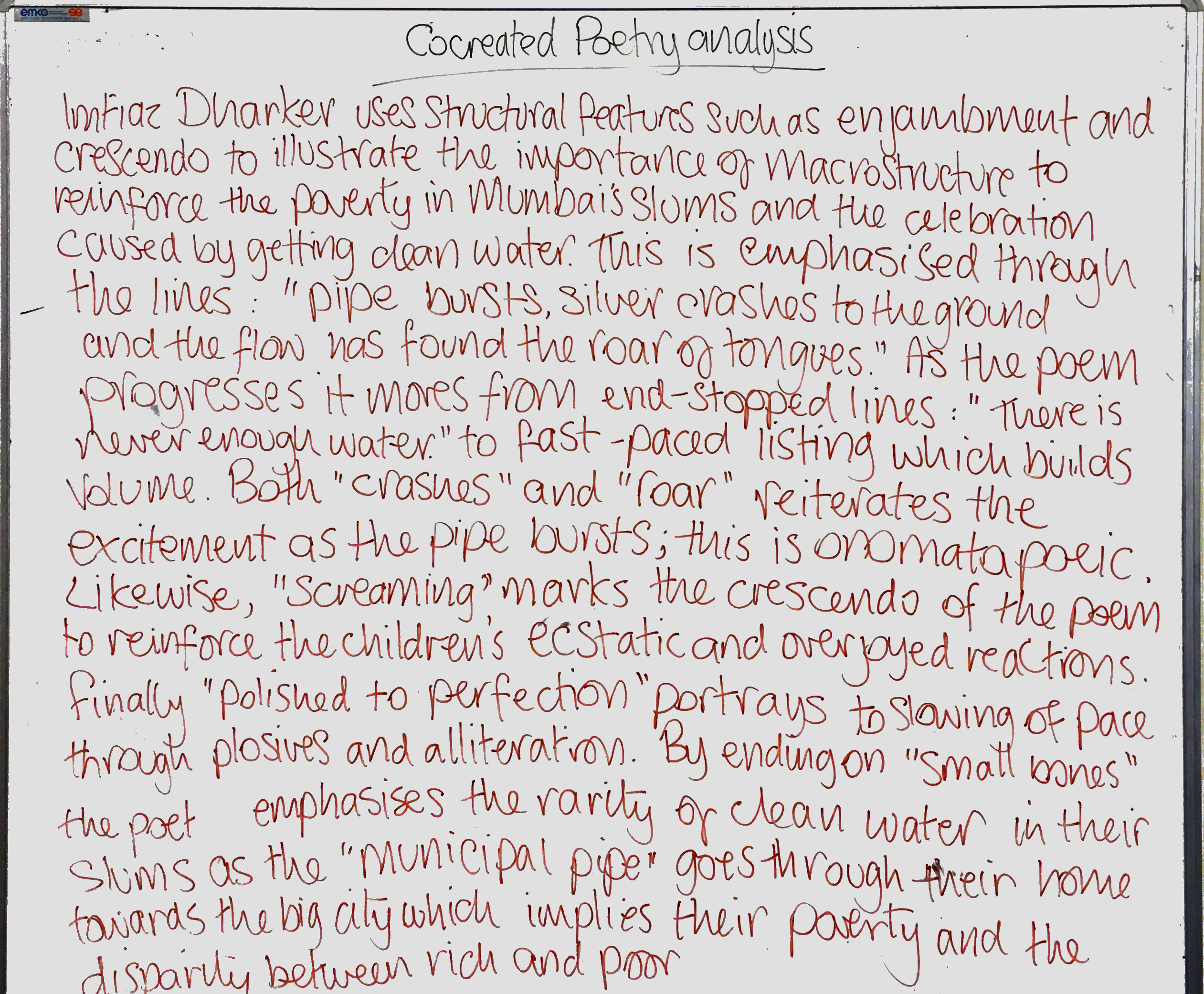 ‘Blessing’ by Imtiaz Dharker – Awaken English