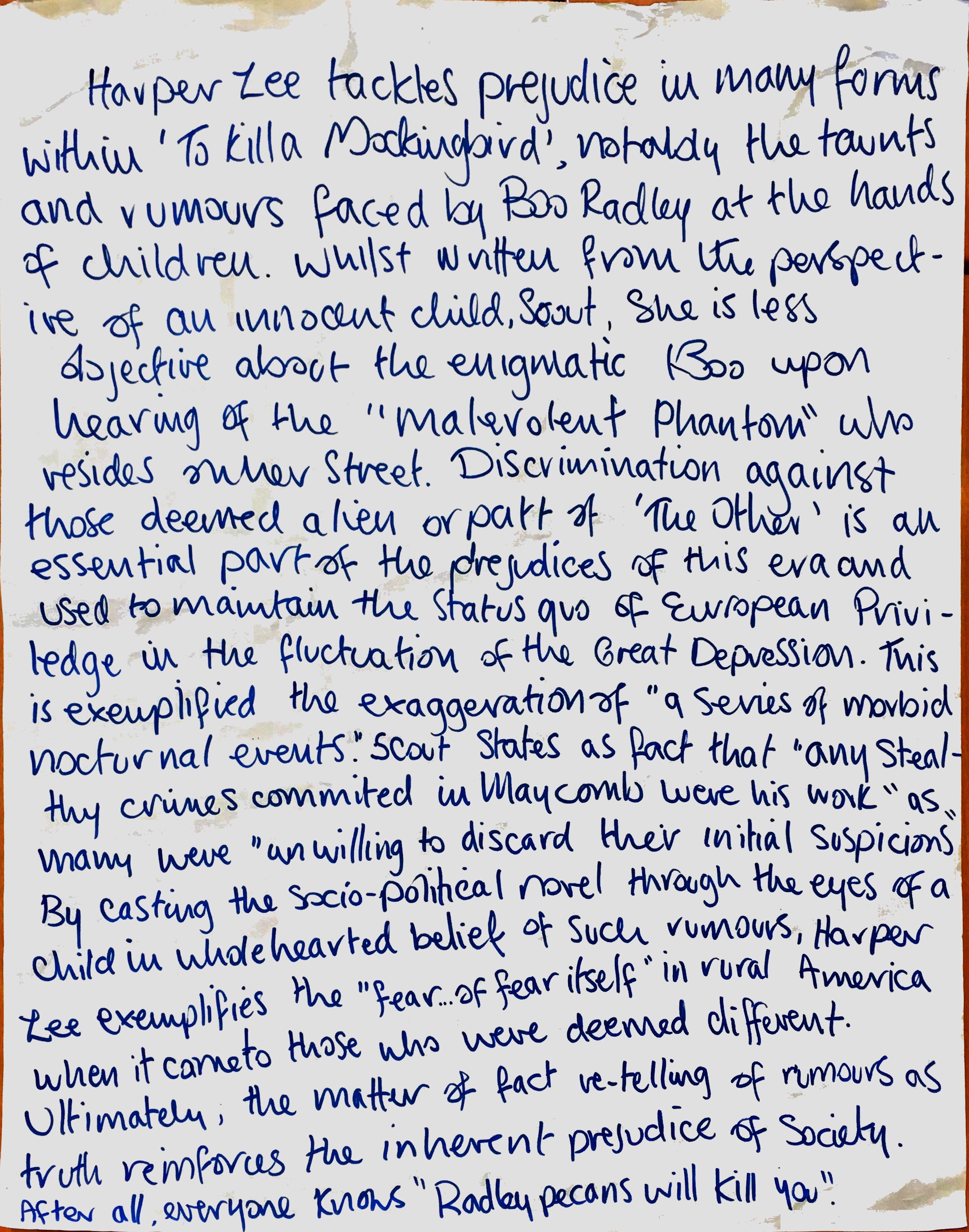 To Kill a Mockingbird: Boo Radley – Awaken English